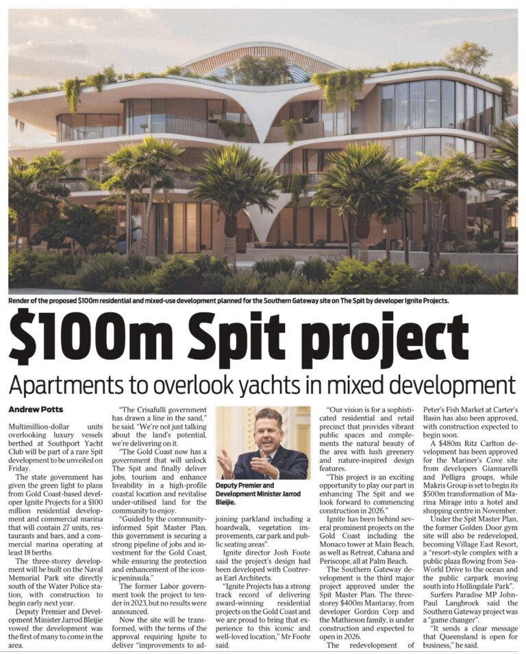 $100 Million Spit Project Set to Redefine Gold Coast Luxury Living ...